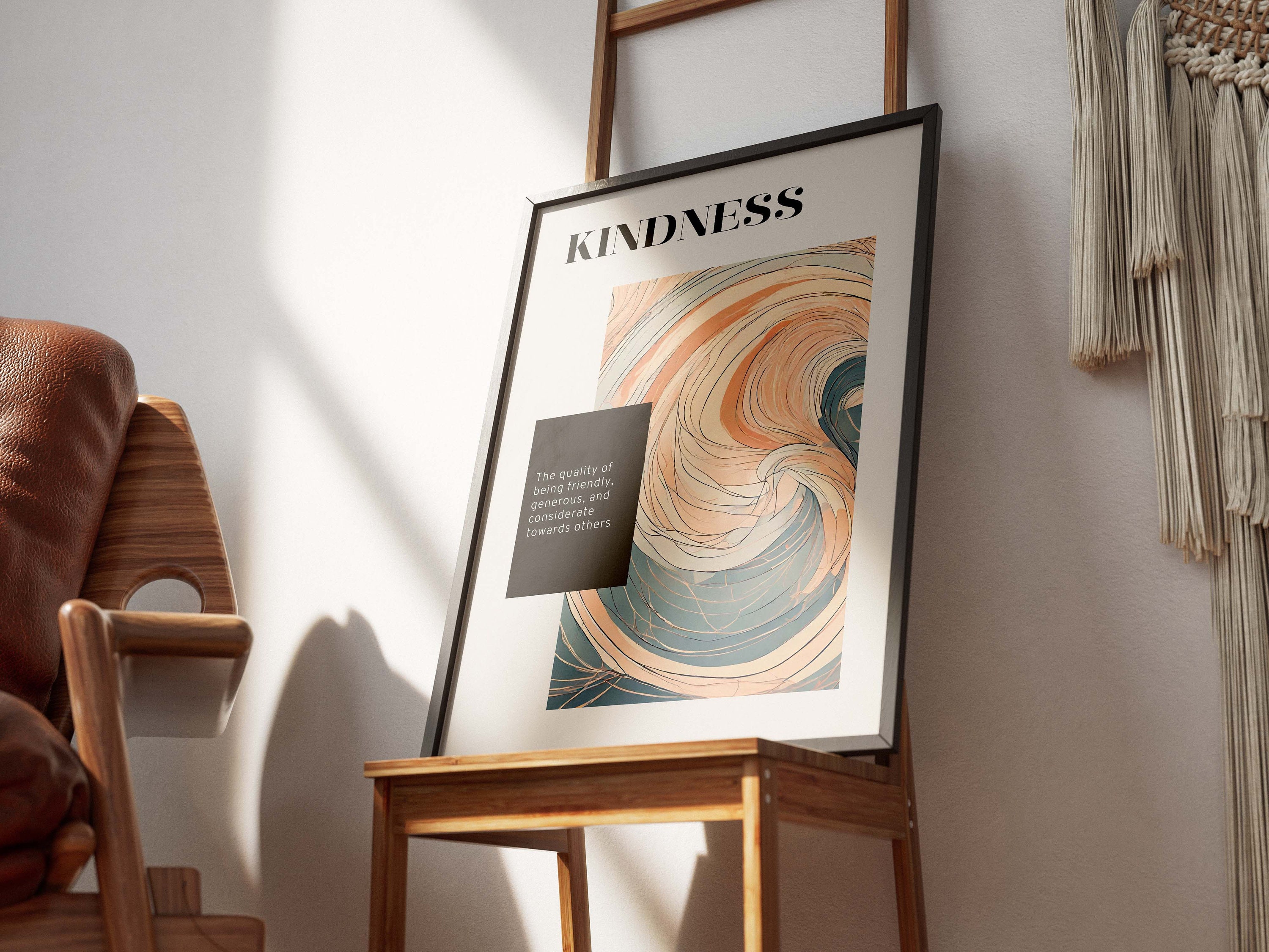Kindness Poster for Emotional Decor • Modern Psychology Inspired ...