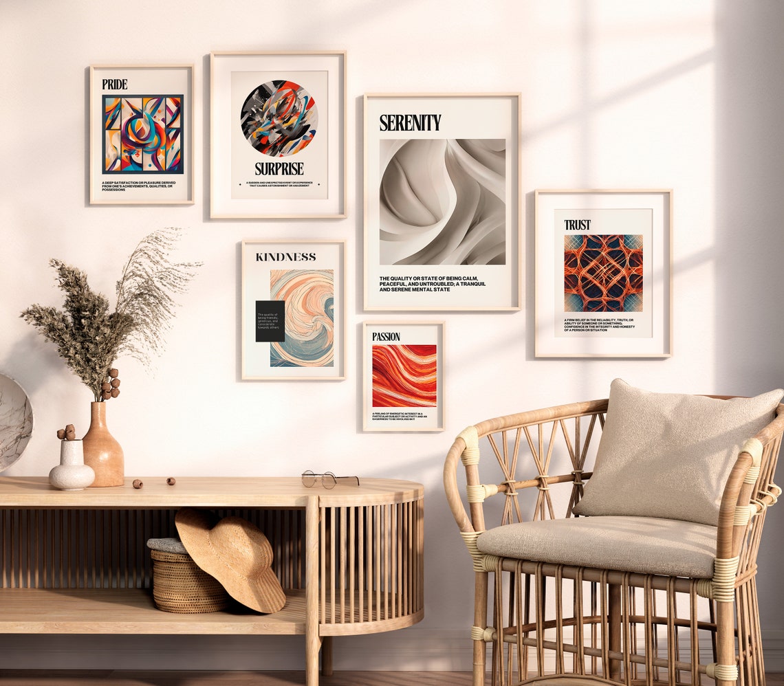 Trust Digital Abstract Poster for Psychology Lovers - Office and ...