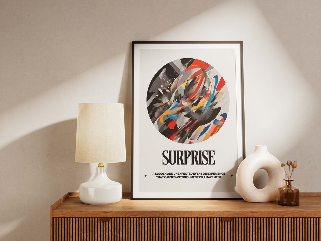 Expression of Surprise Digital Poster for Psychological Insight ...