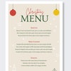 Restaurant Menu Landscape One Page, Fully Customizable Canva Template ...