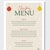 Restaurant Menu Template, Menu Portrait Mode, Customizable Canva Menu ...