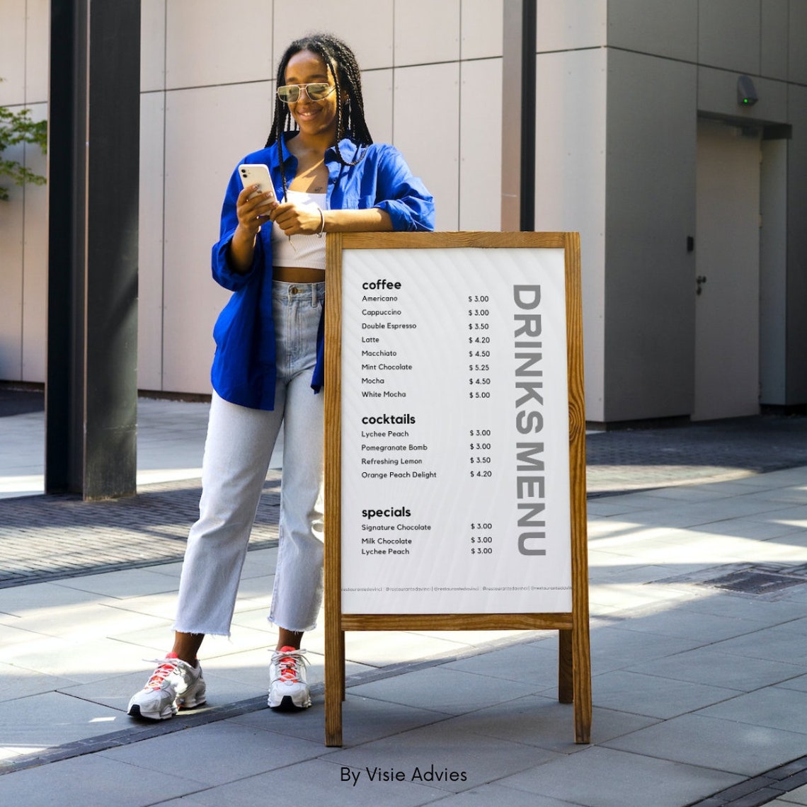 Restaurant Menu Template, Menu Portrait Mode, Customizable Canva Menu ...