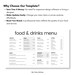 Restaurant Menu Landscape One Page, Fully Customizable Canva Template ...