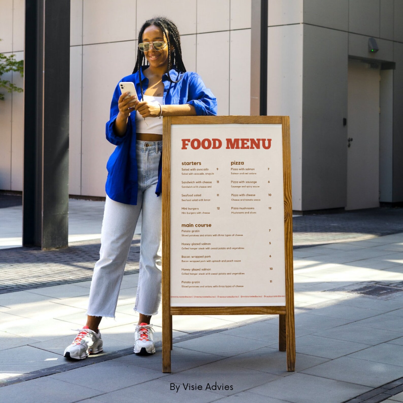Restaurant Menu Template, Menu Portrait Mode, Customizable Canva Menu ...
