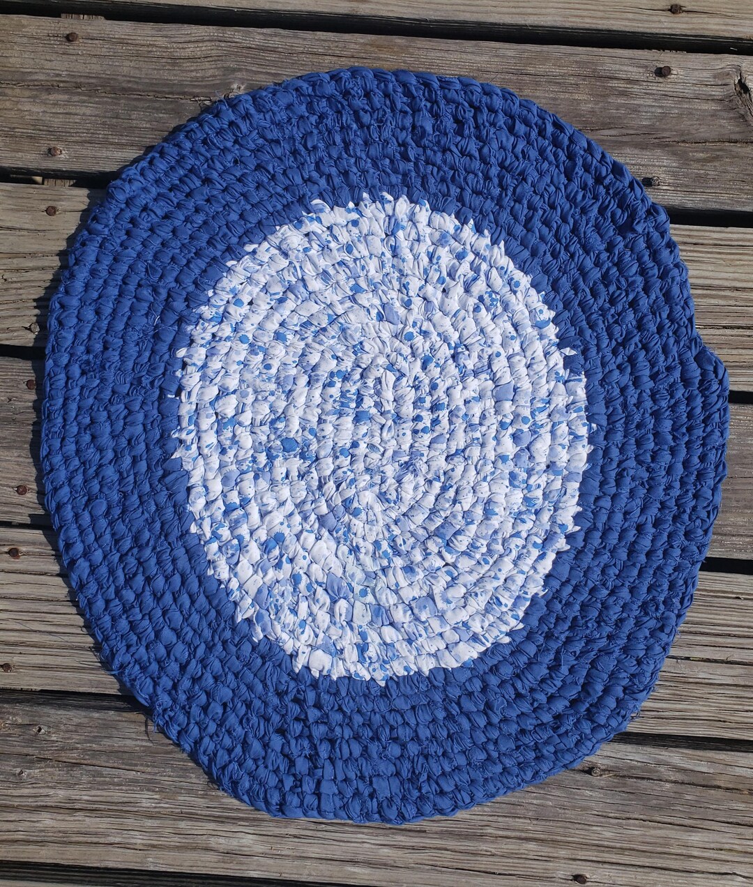8 - Handmade Amish Style Rag Rug. 26 X 21 - Etsy