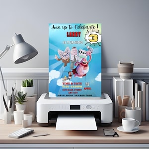 Editable Captain Underpants Party Invitation, Captain Underpants Party ...