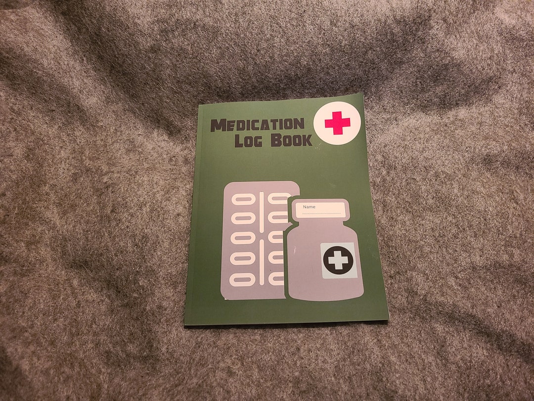 Medication Log Book - Etsy