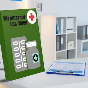 Medication Log Book - Etsy