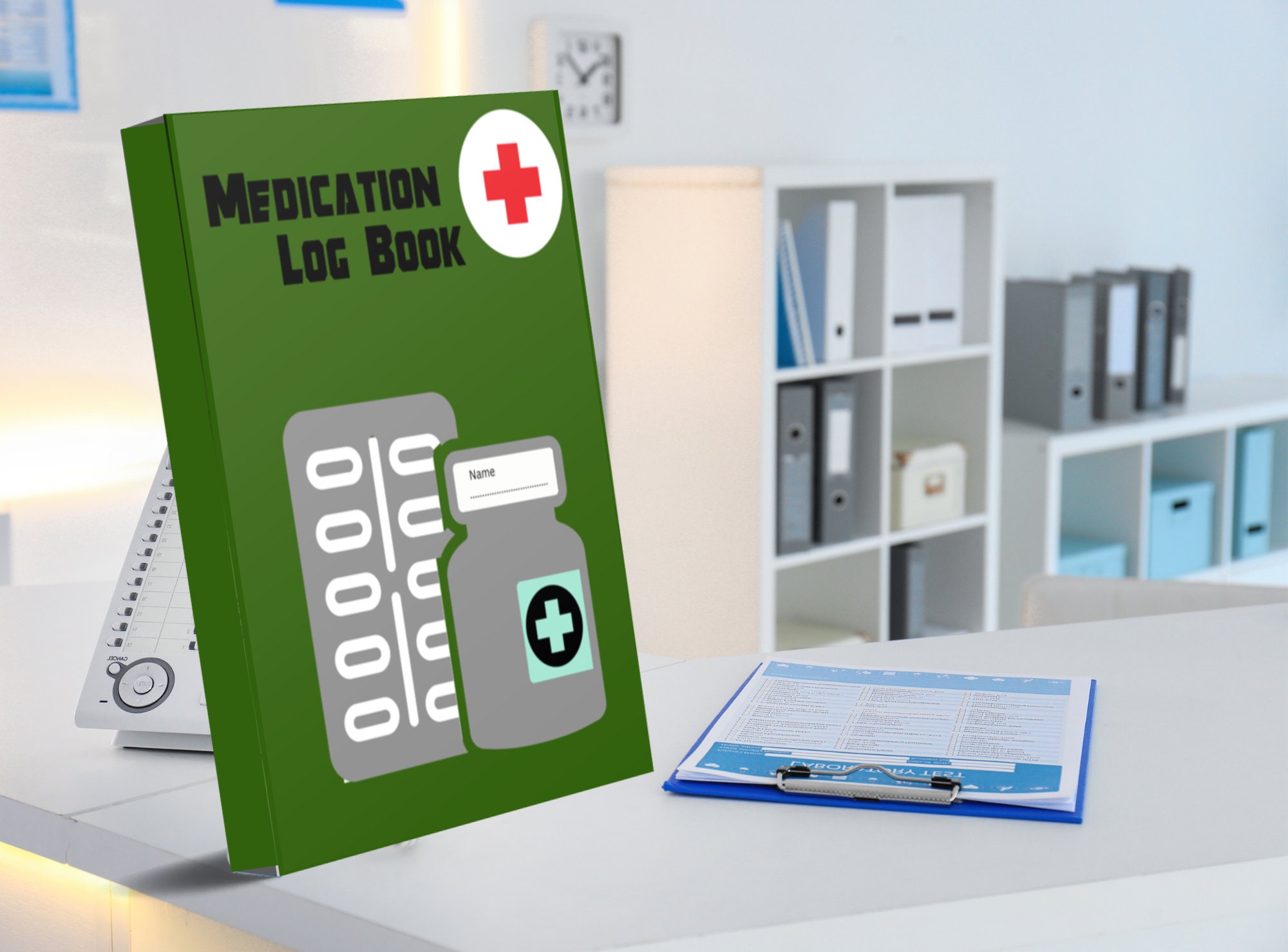 Medication Log Book - Etsy