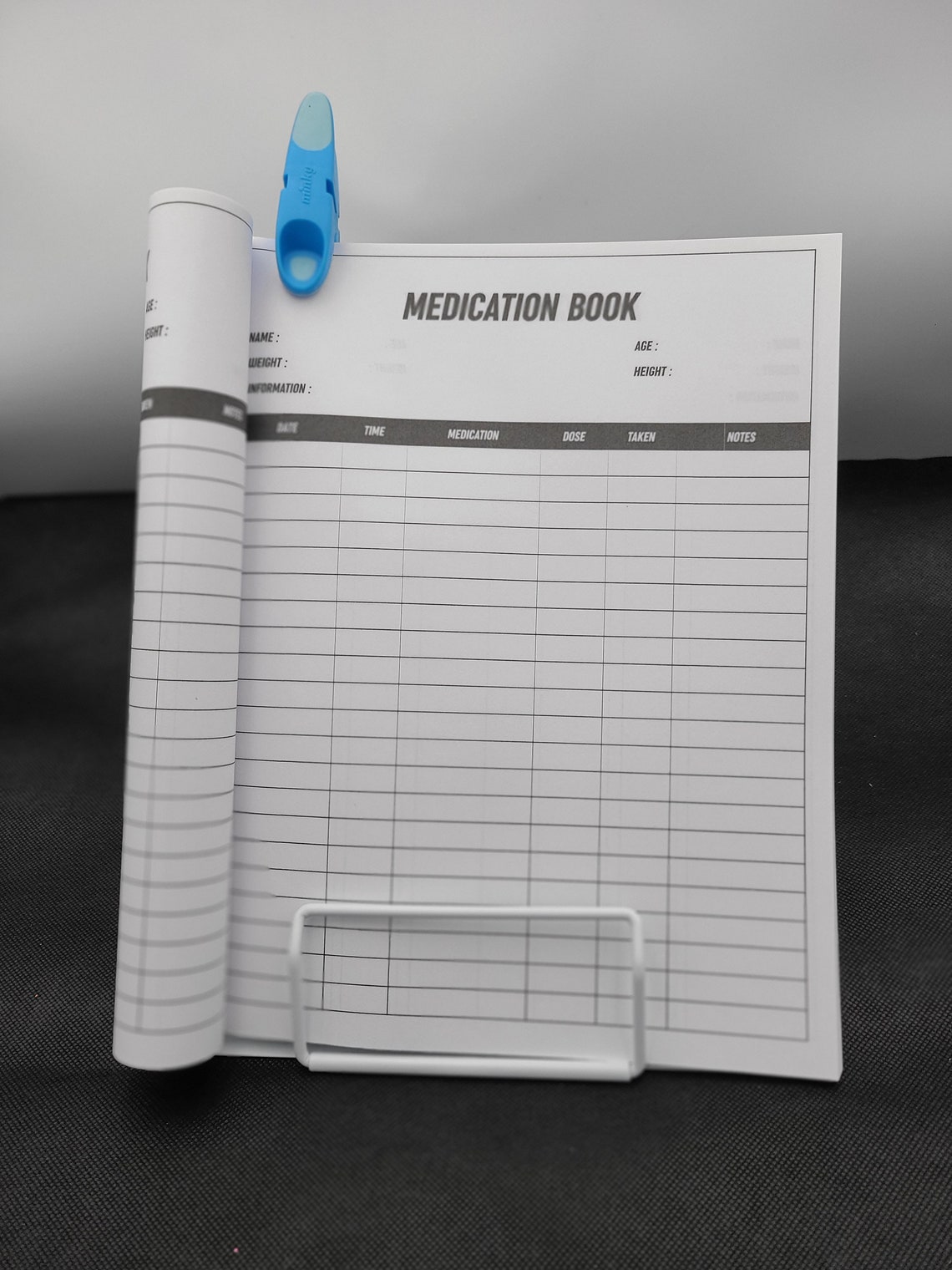 Medication Log Book - Etsy