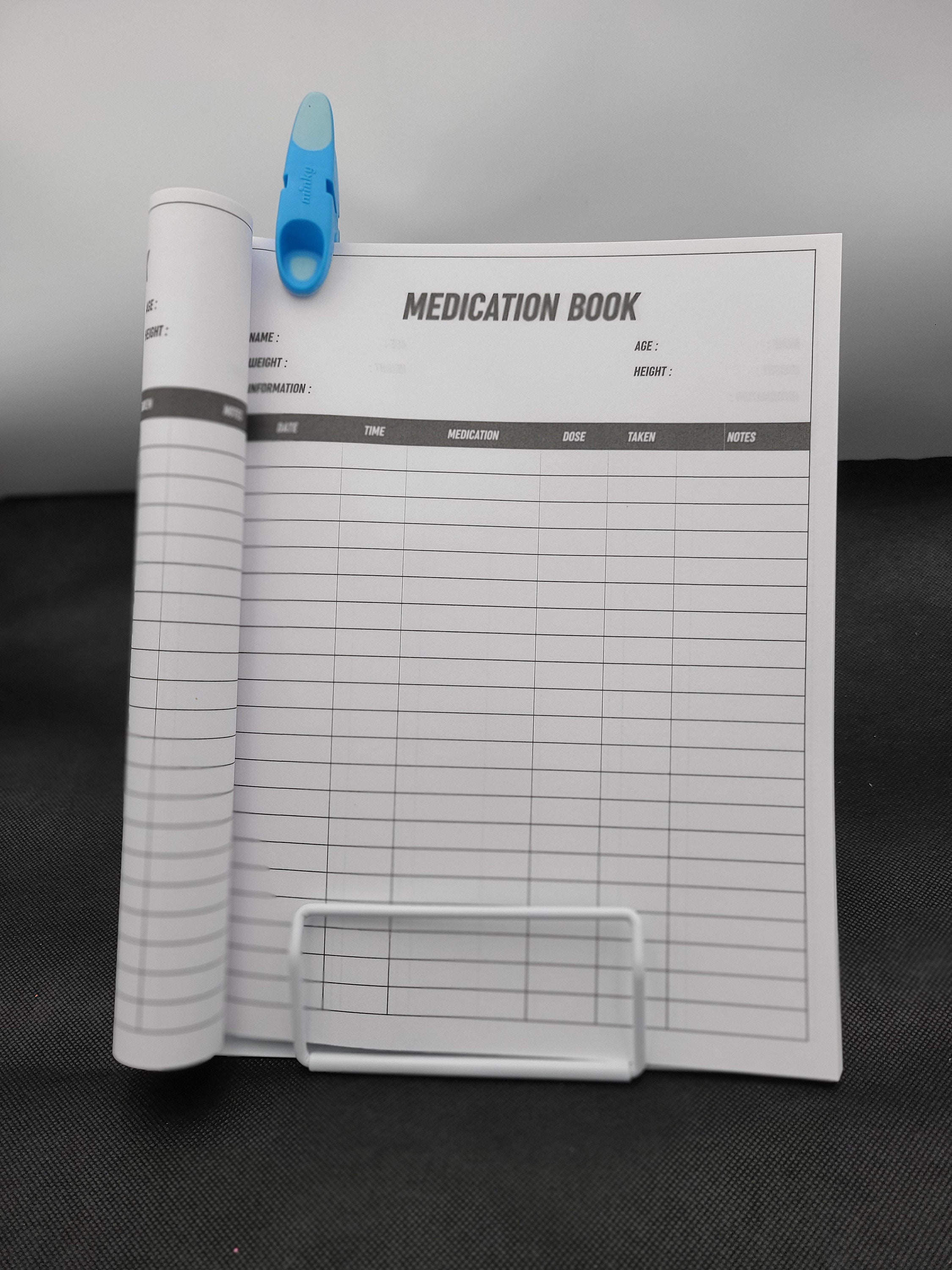 Medication Log Book - Etsy