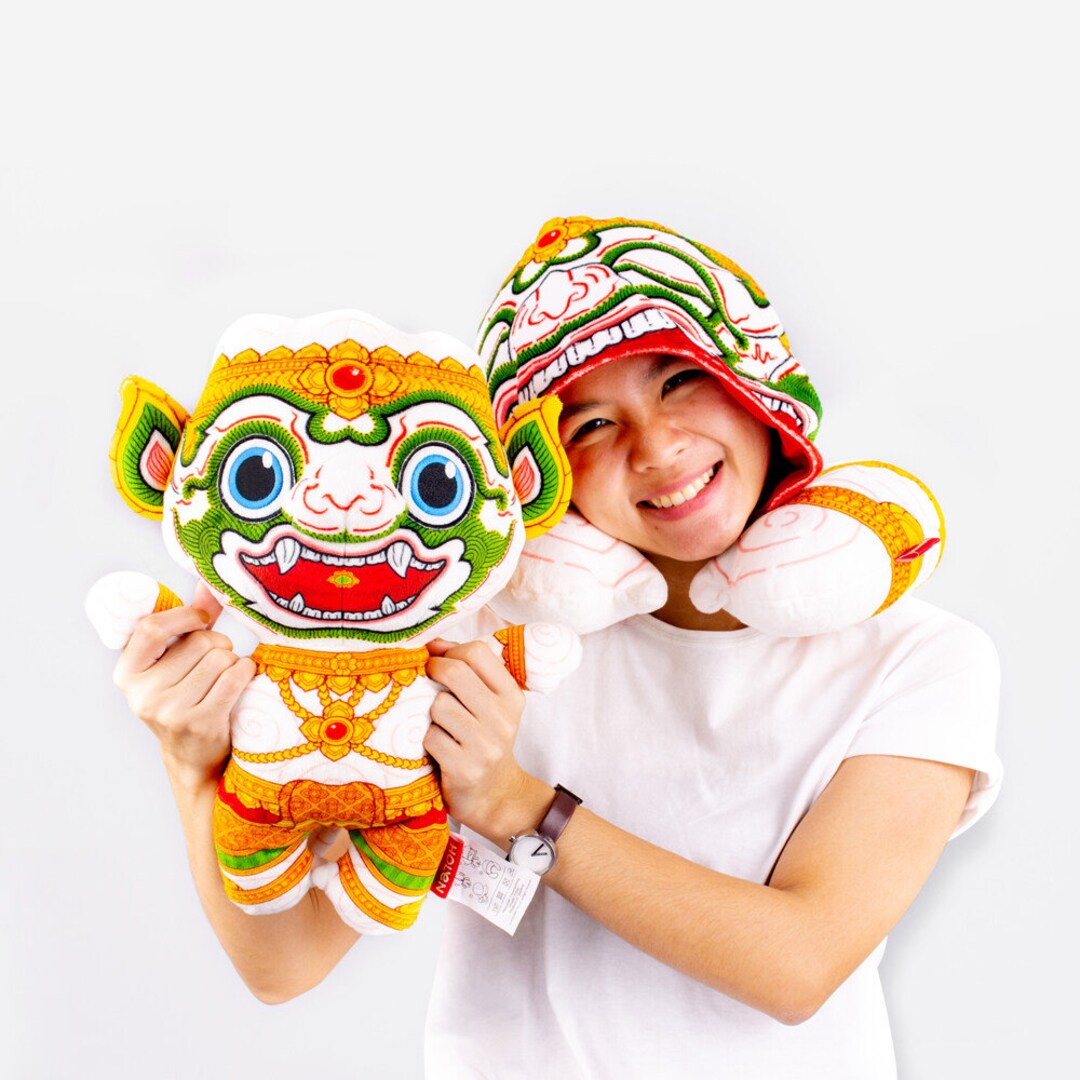 HANUMAN Transforming Neck Pillow Doll - Etsy