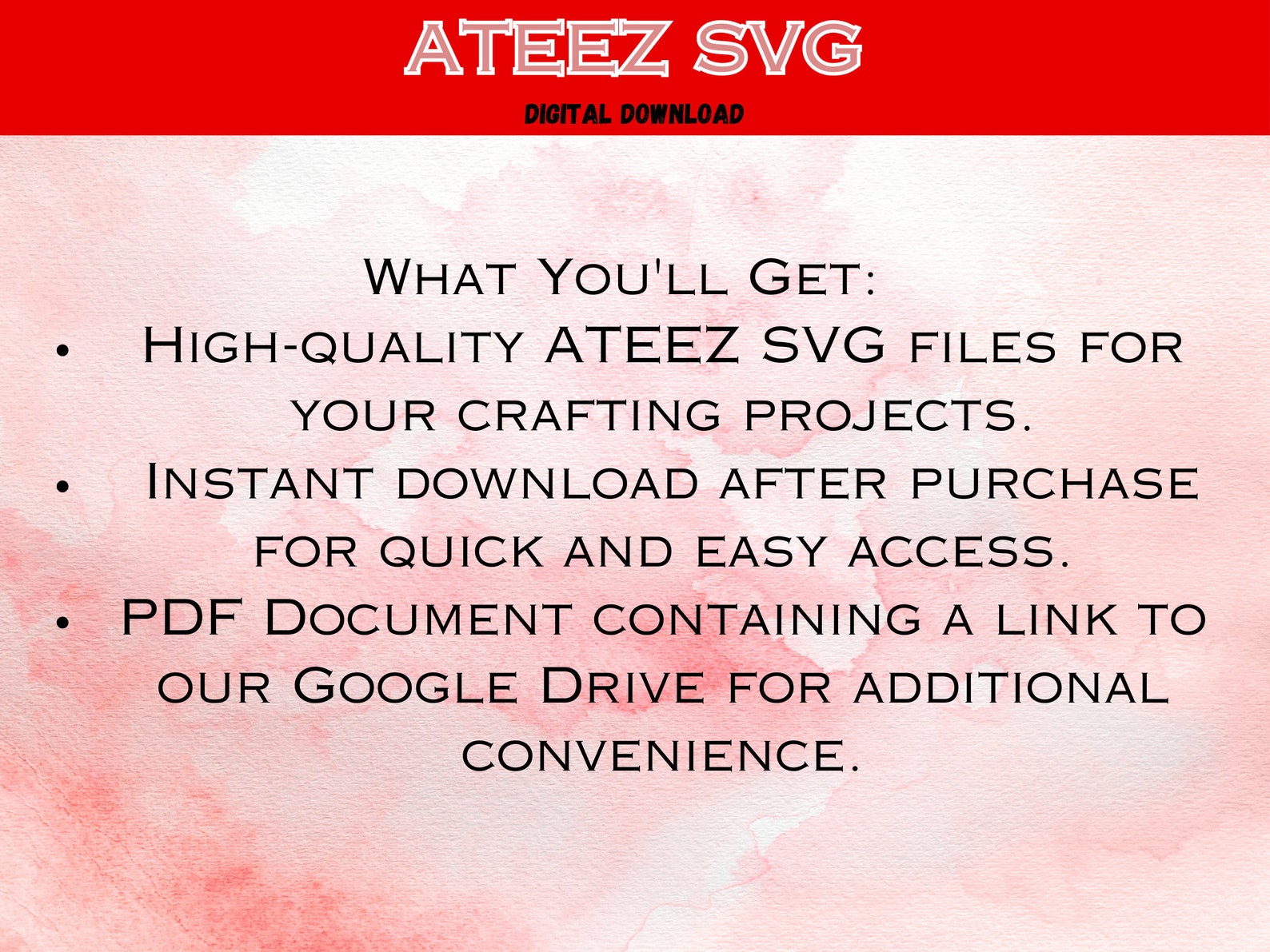 ATEEZ SVG Fanmade Bundle - Instant Download + G-drive Link - Etsy
