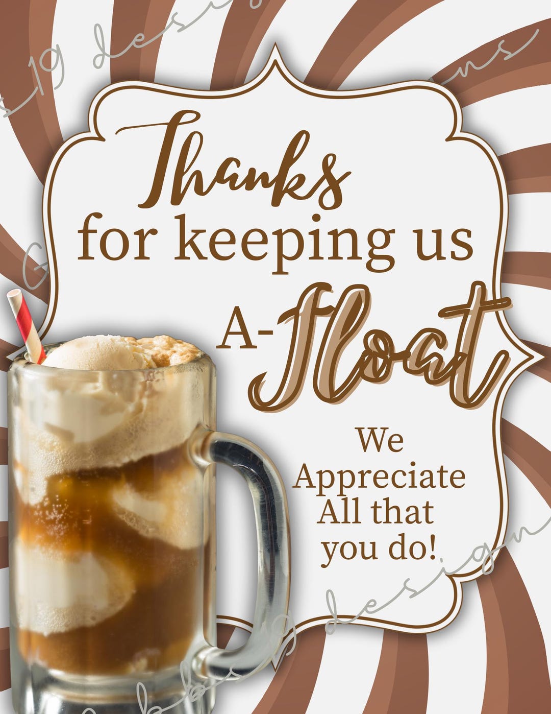 Thanks for Keep Us A-float - Etsy