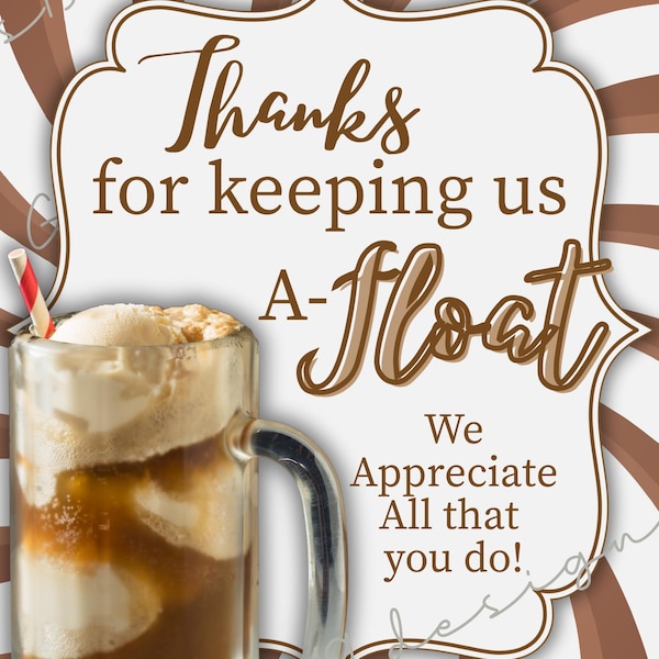 Thanks for Keeping Us Float - Etsy