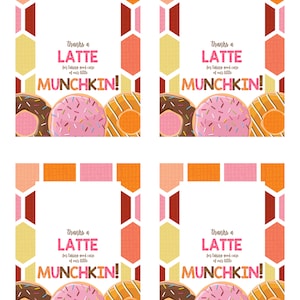 Thanks a Latte for Taking Good Care of Our Little Munchkin! - Etsy