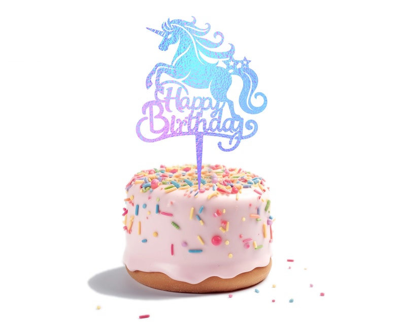 Unicorn Topper Svg Unicorn Cake Topper, Unicorn Party Decor, Unicorn ...