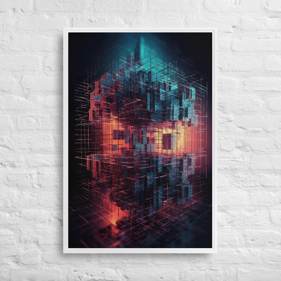 Luminous Lattice Wall Hanging, Large, Abstract, Beautiful, Metal Art ...