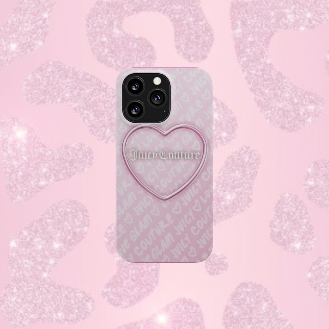 Cute Pink Y2K Juicy Couture Phone Case - Etsy