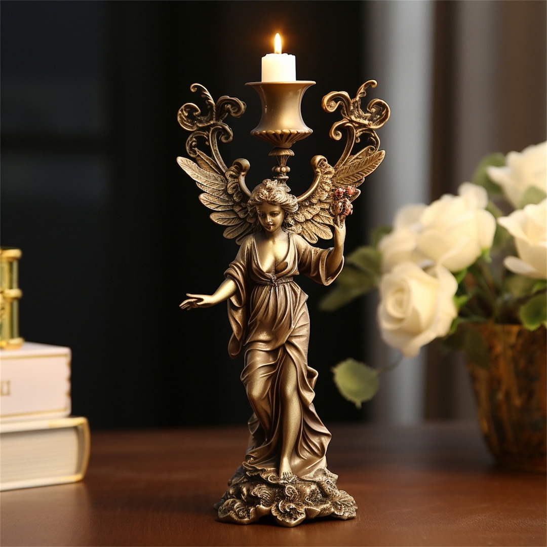 Greek Angel Cast Iron Carving Light Luxury Texture European - Etsy