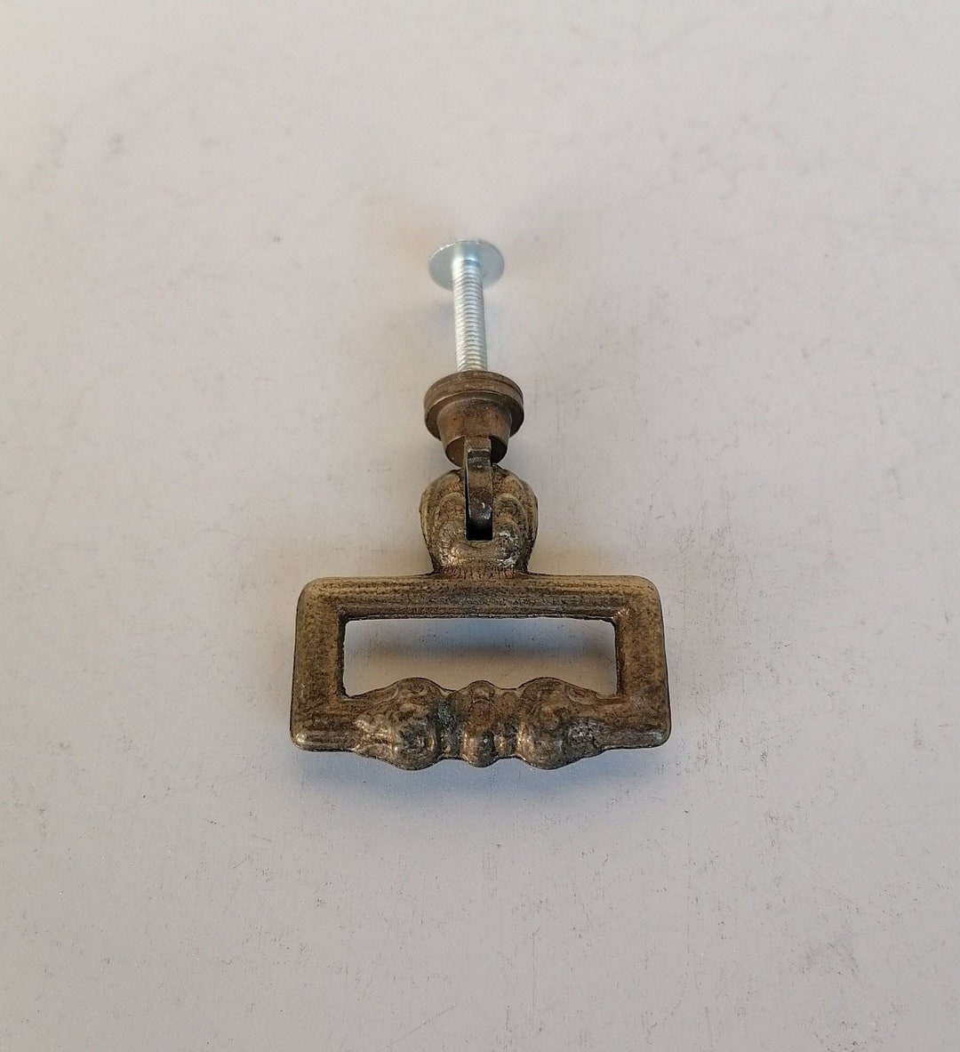 Classic Brass Wardrobe Handles, Vintage Ring Pull Handle Antique ...