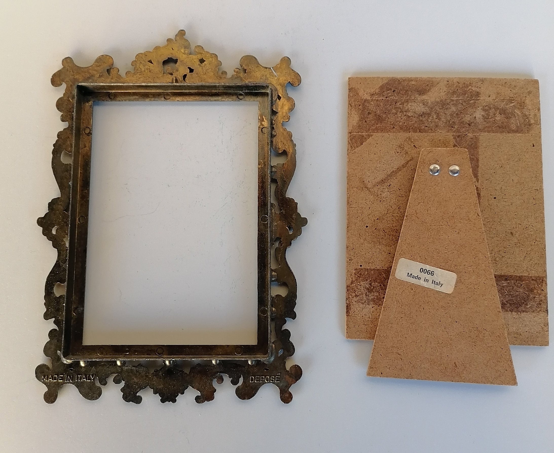 Vintage Brass Depose Italian Picture Frame Baroque Decor Victorian ...