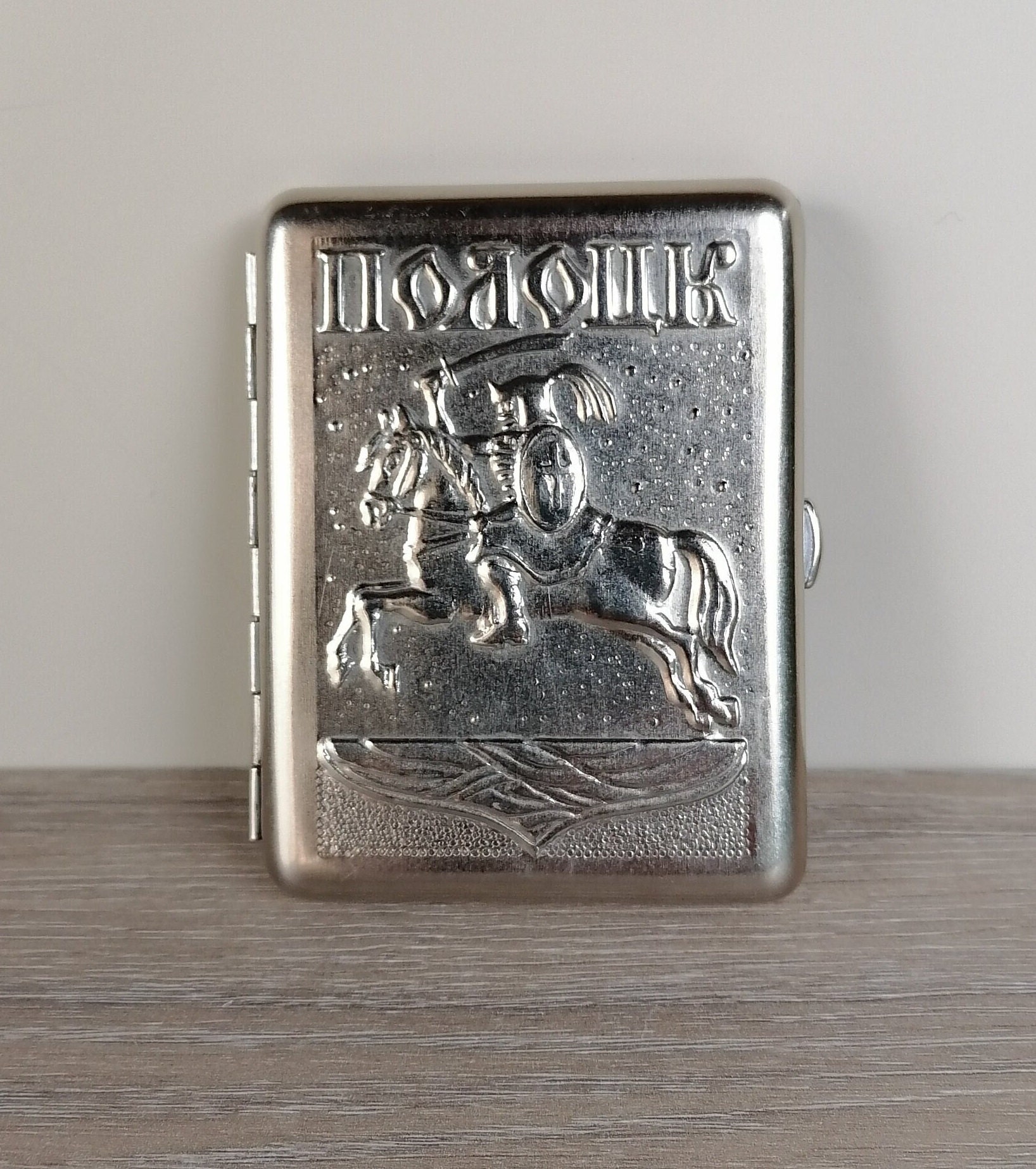 Vintage Metal Pocket Cigarette Box Cigarette Case Cigarette Holder ...