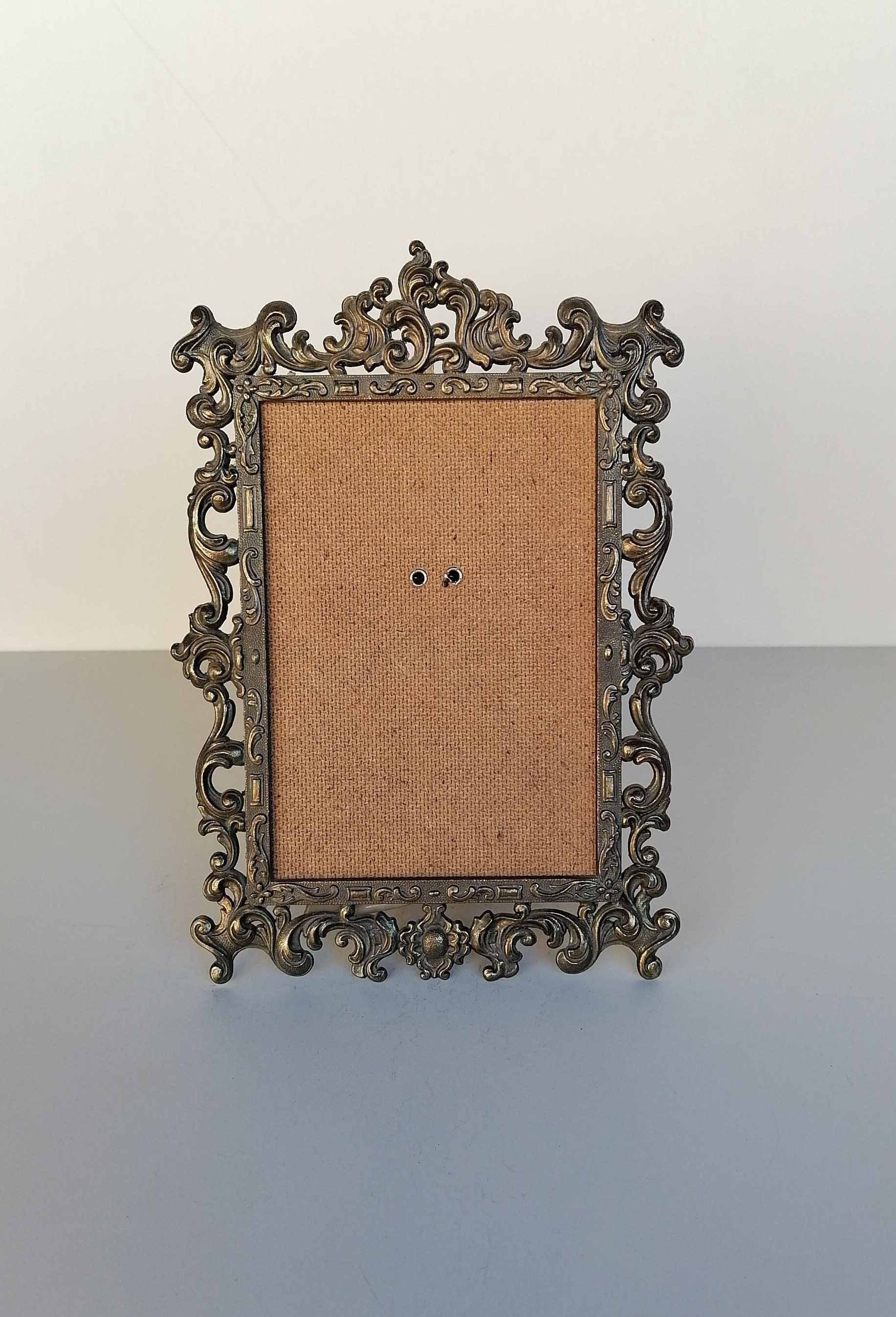 Vintage Brass Depose Italian Picture Frame Baroque Decor Victorian ...