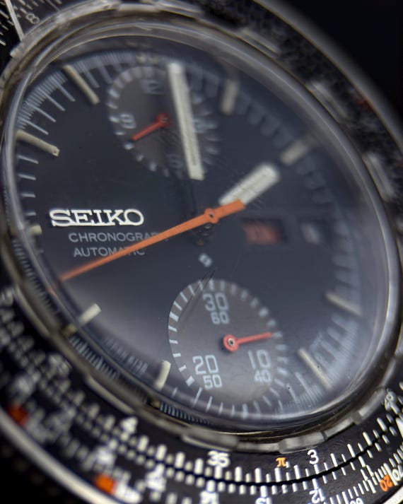Seiko Chronograph Slide Rule Calculator - Gem