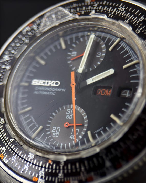Seiko Chronograph Slide Rule Calculator - Gem