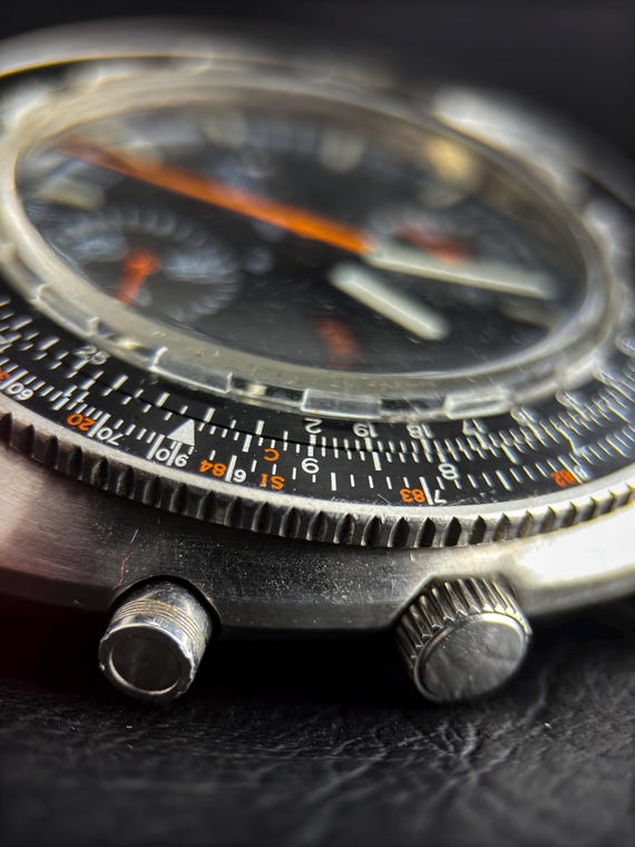 Seiko Chronograph Slide Rule Calculator - Gem