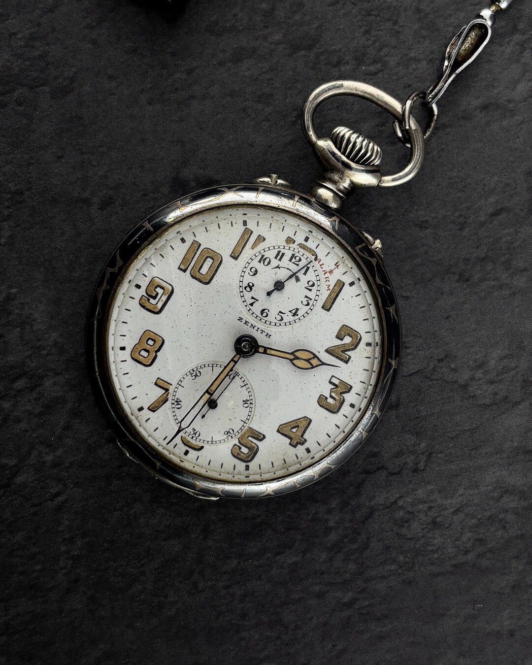 Gandhiji's Zenith Alarm Pocket Watch - Etsy