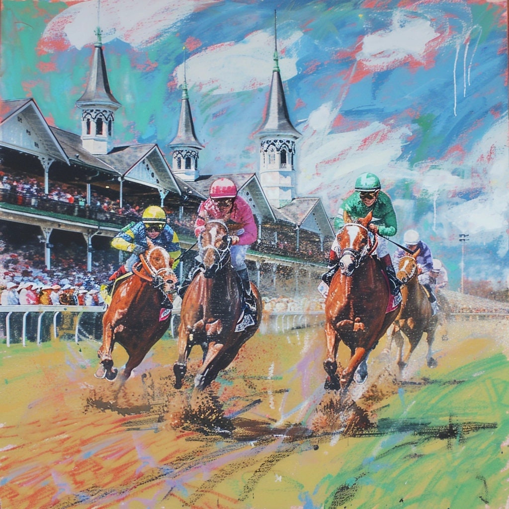 Kentucky Derby - Around the Bend - Etsy