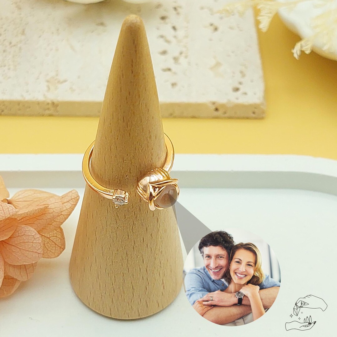 Personalized Photo Ring • Projection Ring • Keepsake Picture Jewelry ...