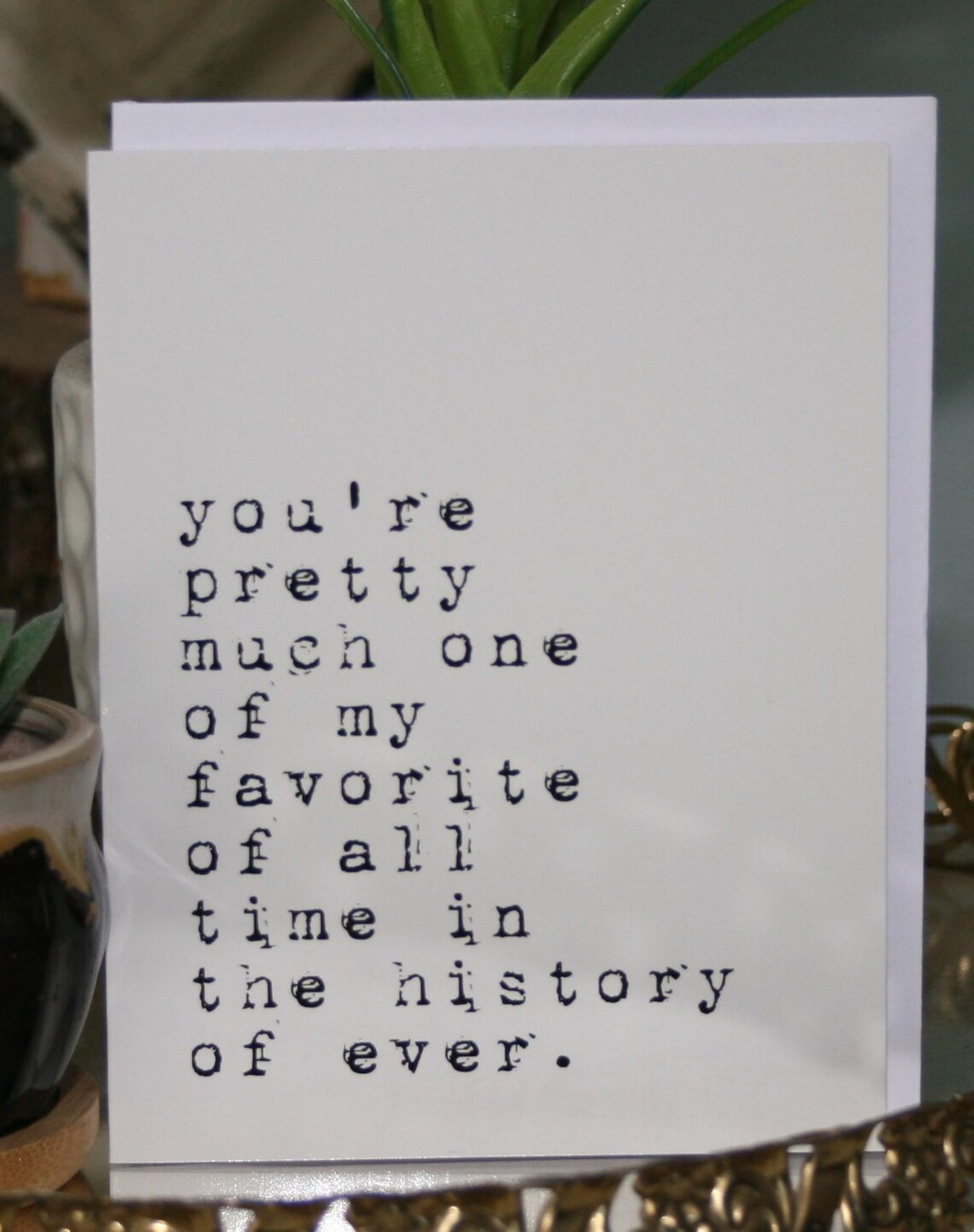 Favorite of Alll Time Greeting Card - Etsy