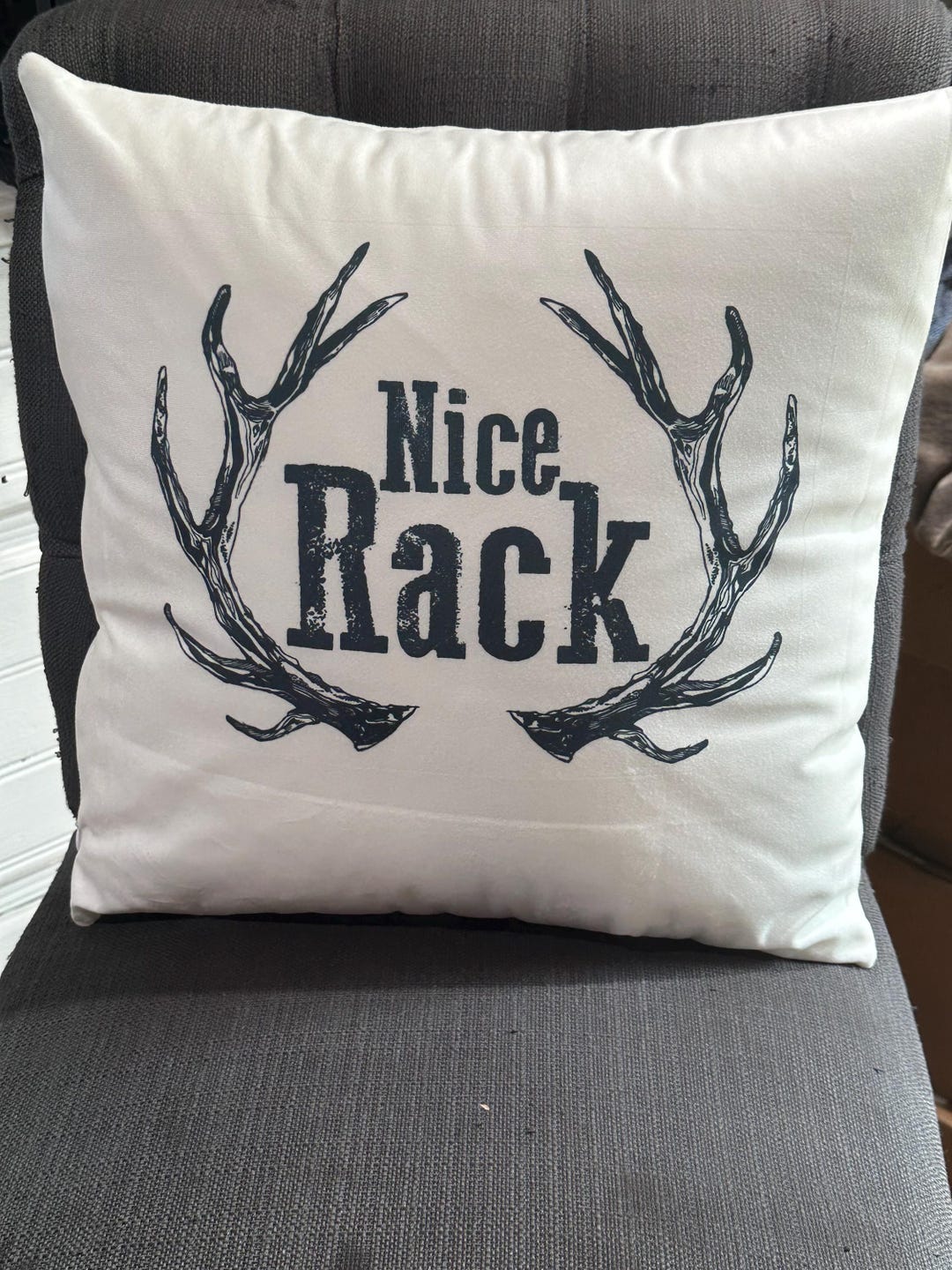 Nice Rack Pillow - Etsy