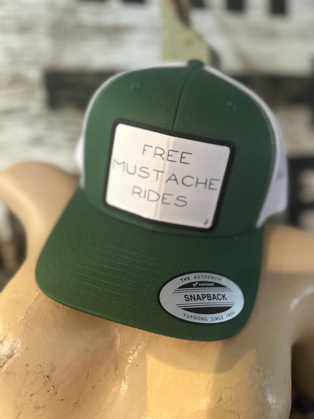 Free Mustache Rides Hat - Etsy