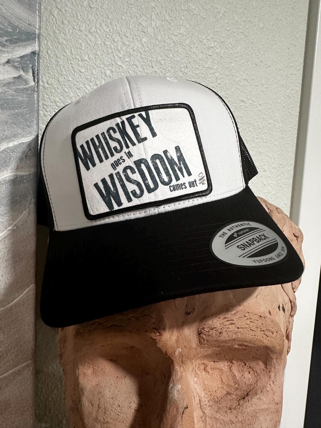 Whiskey Goes in Wisdom Comes Out Hat - Etsy