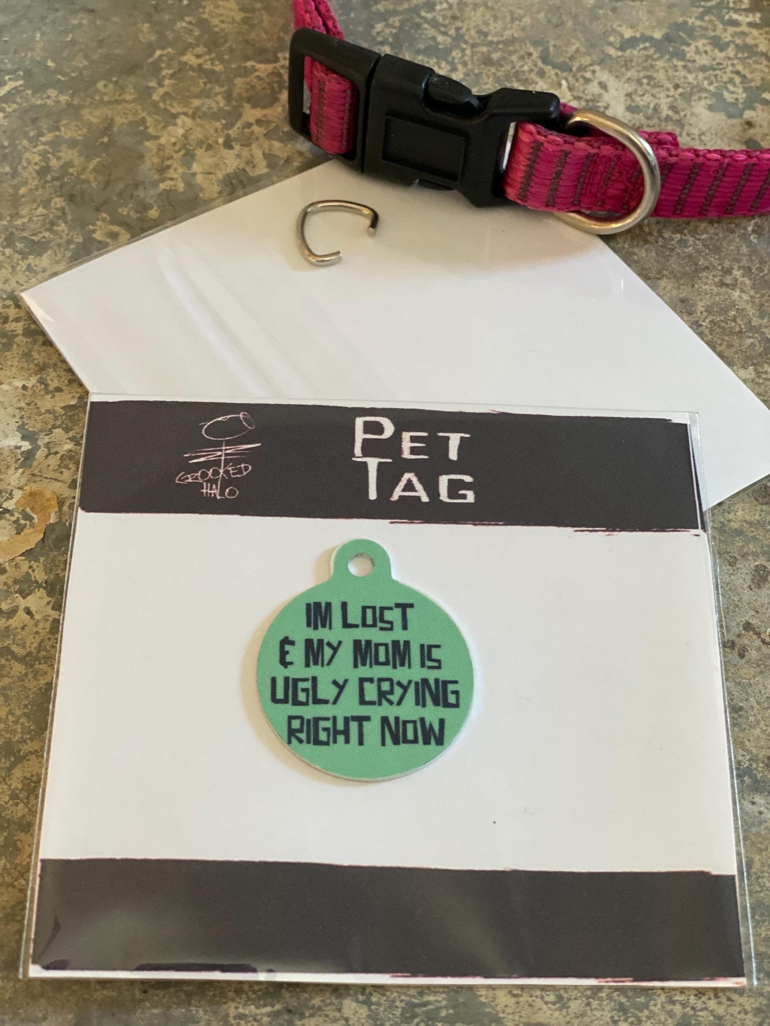 I’m Lost and My Mom is Ugly Crying Pet Tag/charm - Etsy