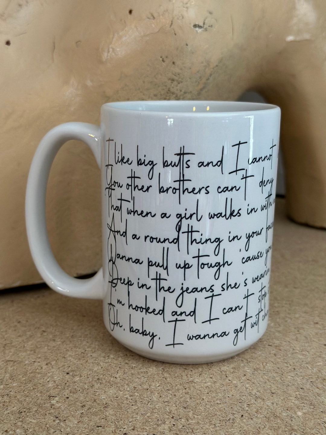Baby Git Back Lyrics 15oz Ceramic Coffee Mug - Etsy