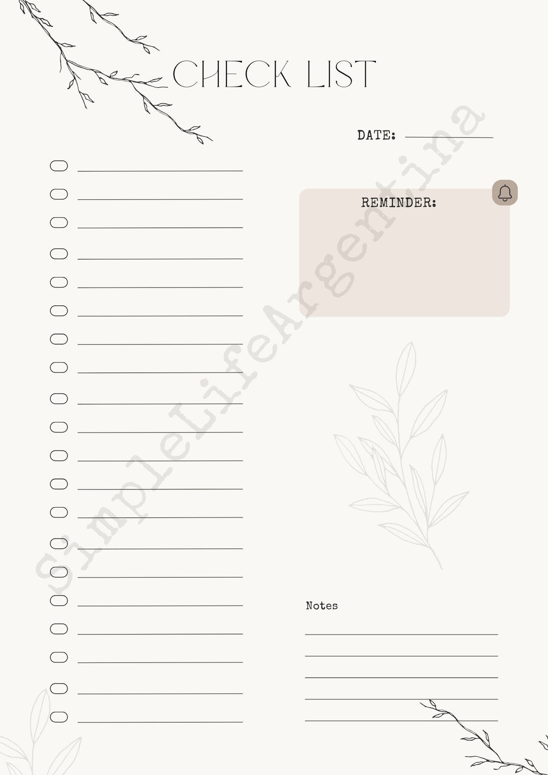 Pending List Check List - Etsy