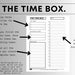 Time Boxing Printable PDF Digital Daily Planner Time Box Planner Agenda ...
