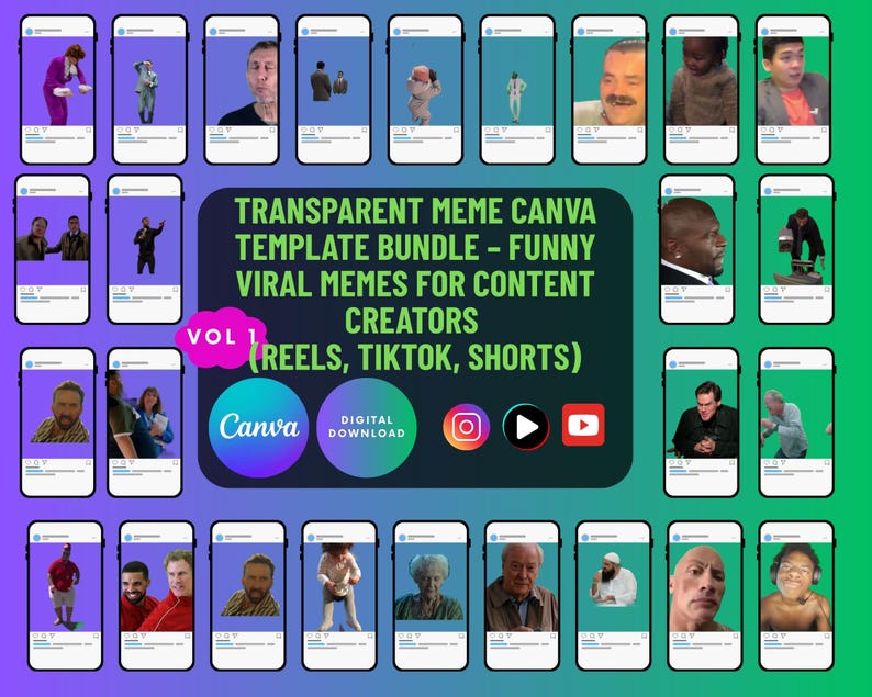 Plantillas de memes virales de TikTok y reels divertidos: clips MP4 ...