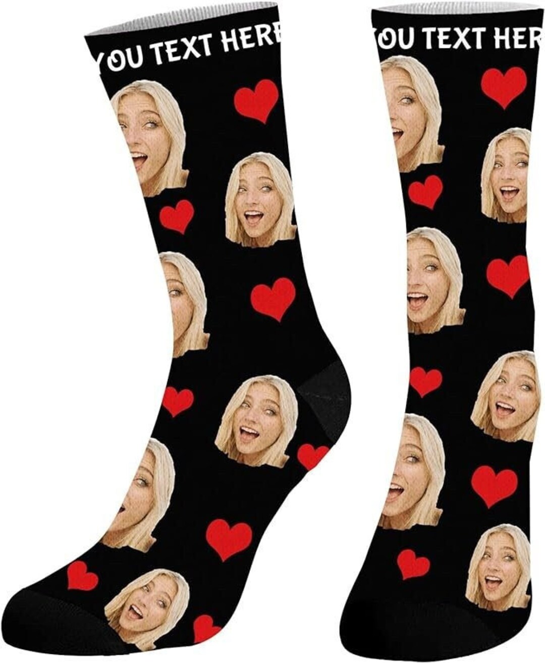 Custom Face Socks With Photo Personalized Socks With Picture - Etsy