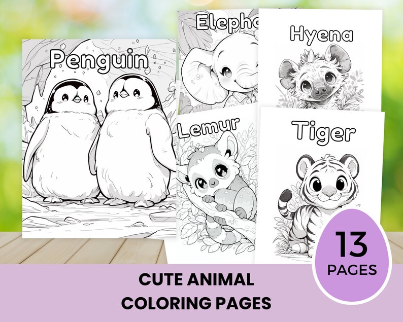 Printable Alphabet Coloring Pages Kawaii Animal Printable Toddlers ...