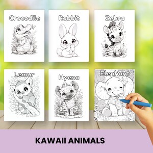 Printable Alphabet Coloring Pages Kawaii Animal Printable Toddlers ...