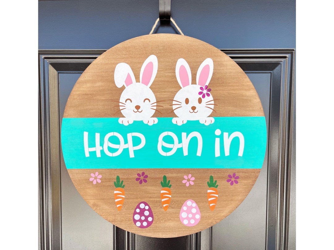 Easter Front Door Decor, Happy Easter, Easter Wreath, Easter Decor ...