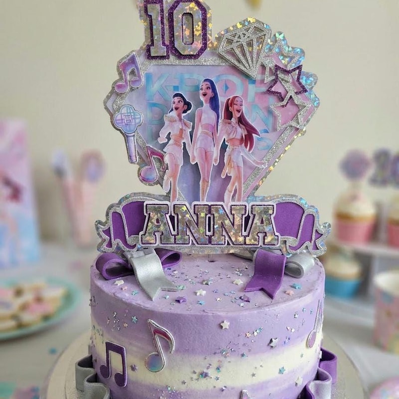 Custom Huntrix Cake Topper - Etsy UK