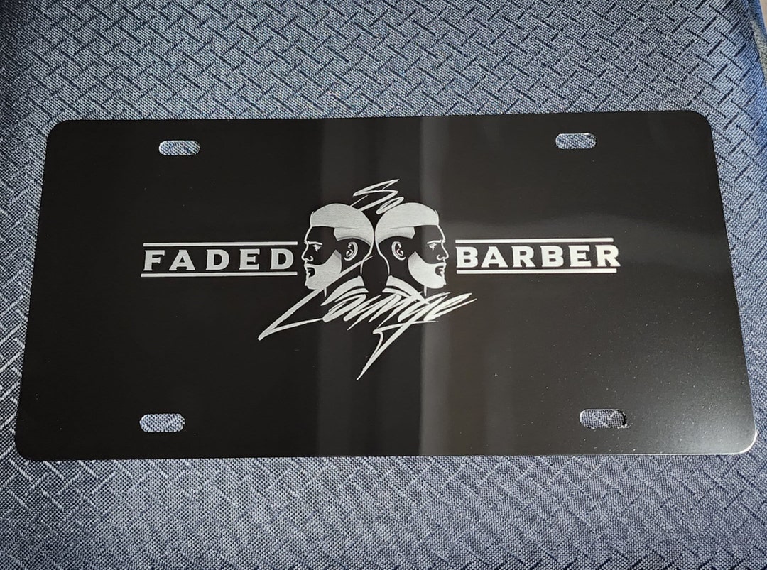 Laser Engraved License Plate - Etsy
