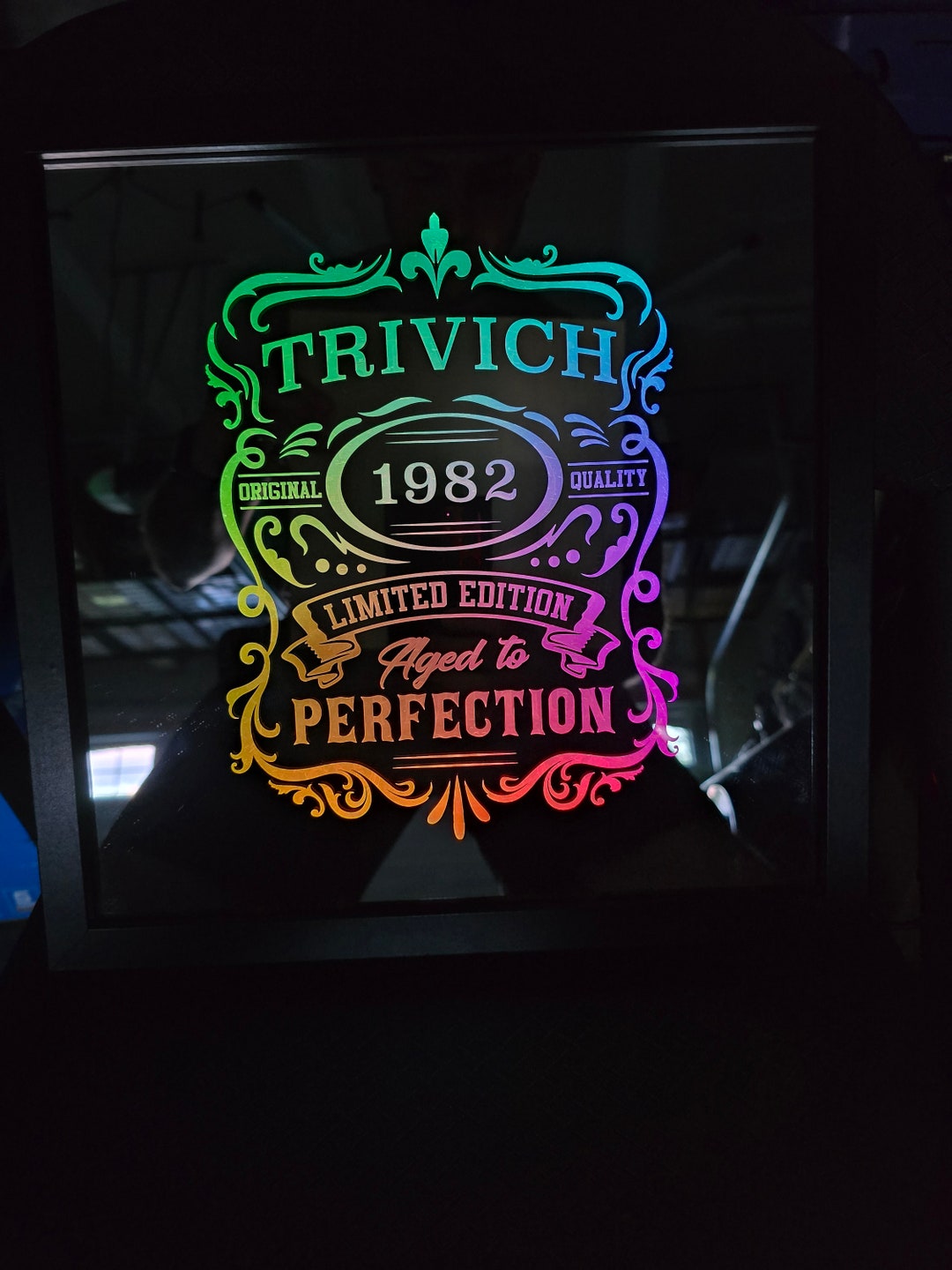 Laser Engraved LED Mirror - Etsy